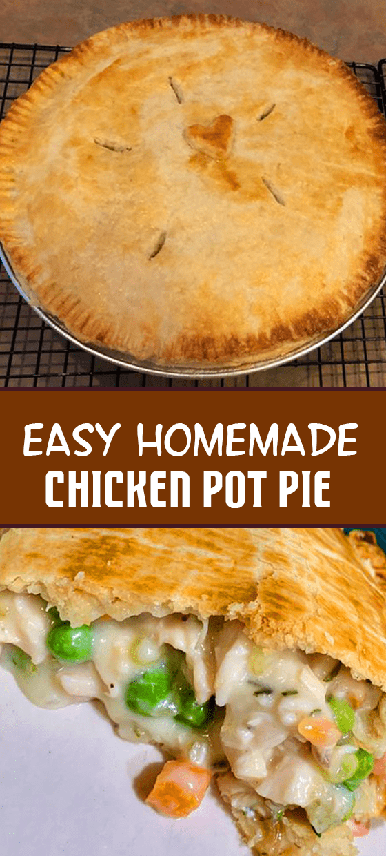 Easy Homemade Chicken Pot Pie Recipe