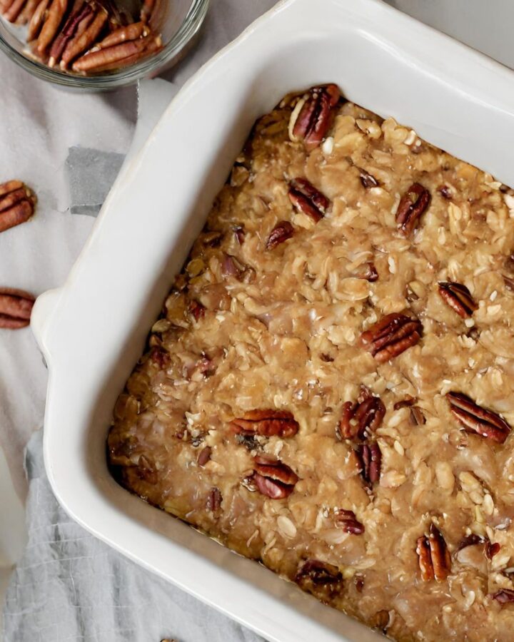 Maple Pecan Baked Oatmeal