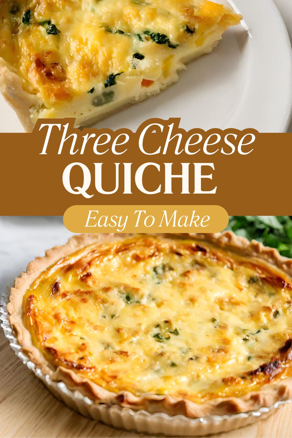 Three Cheese Quiche