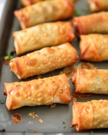 Crispy Oven Baked Egg Rolls