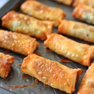 Crispy Oven Baked Egg Rolls