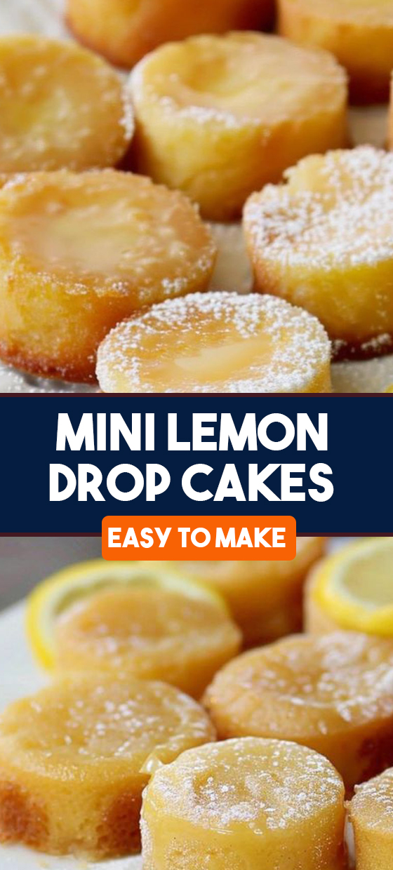 Mini Lemon Drop Cakes