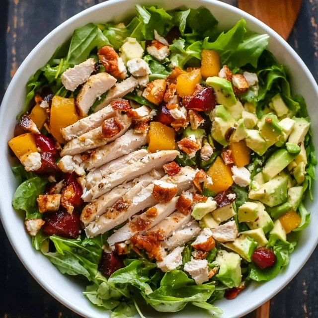 Autumn Chopped Chicken Salad