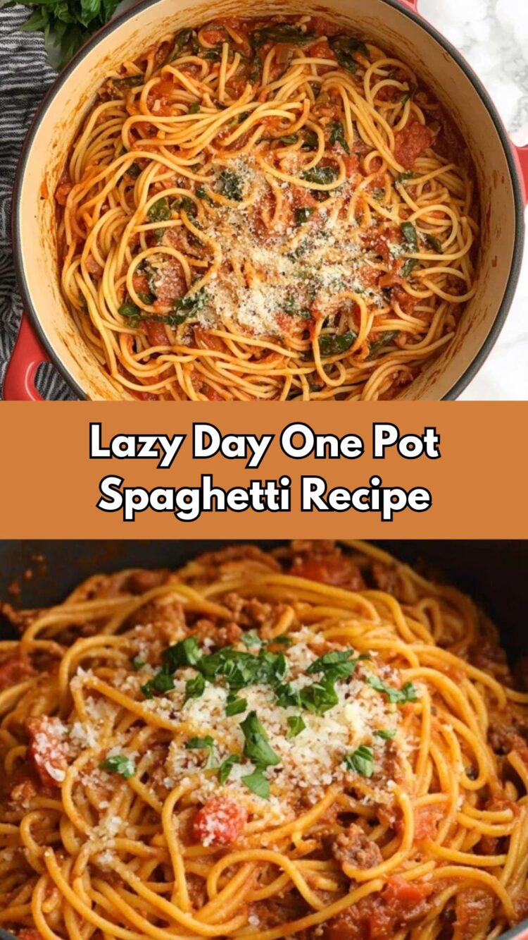 Lazy Day One Pot Spaghetti Recipe