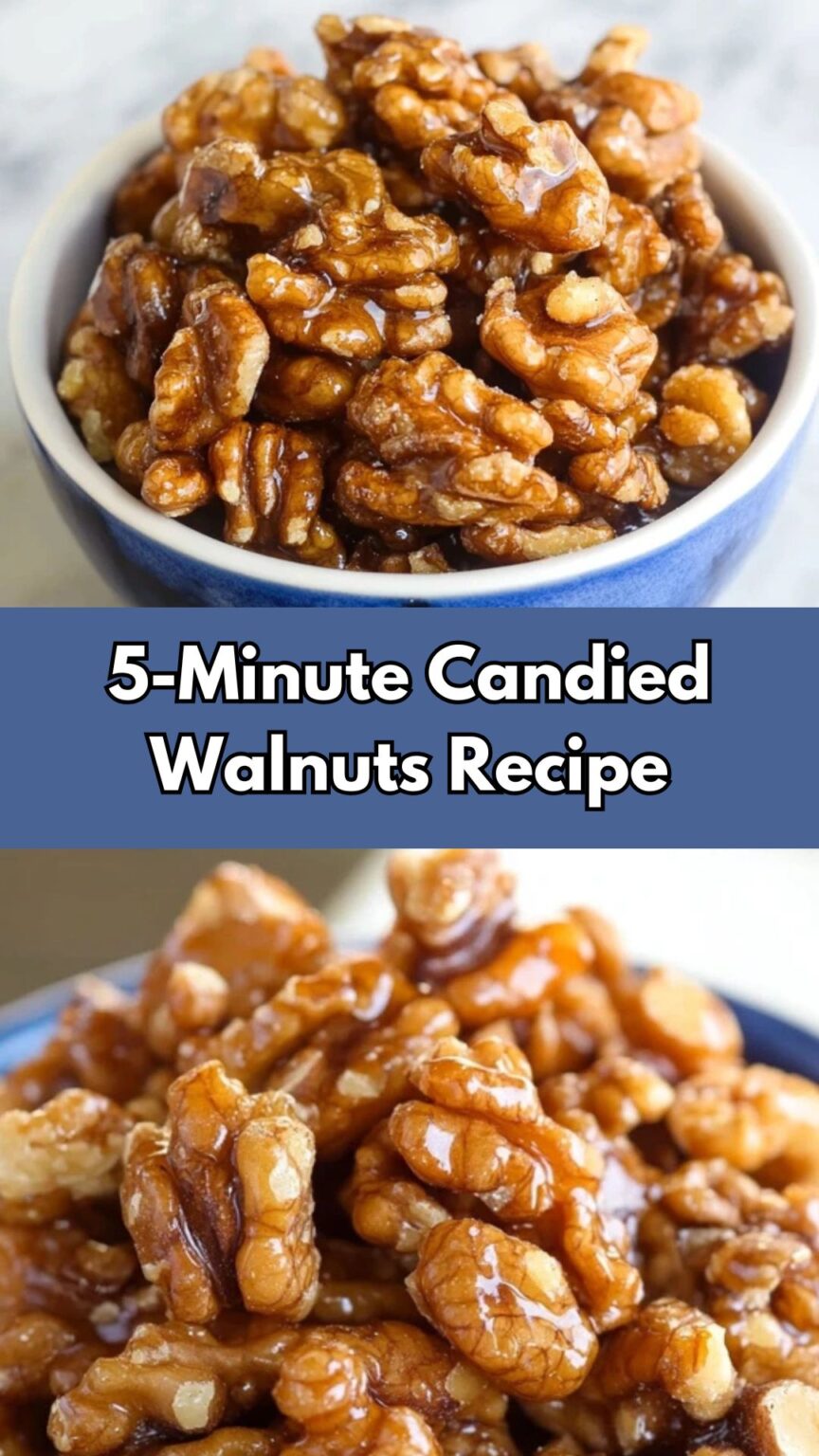 5-Minute Candied Walnuts Recipe