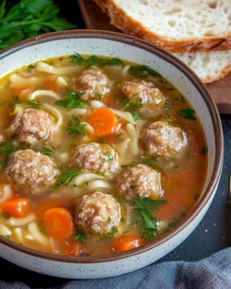 Mom's Meatball Soup Recipe