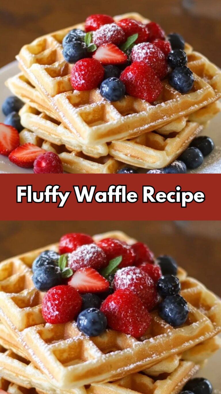 Fluffy Waffle Recipe