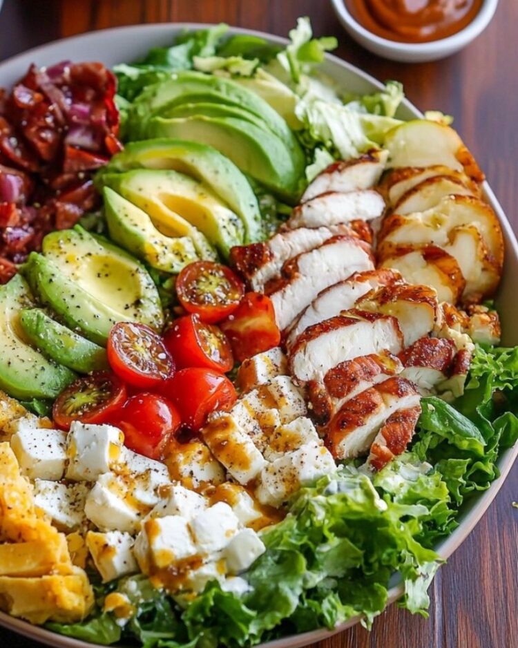 Cobb Salad with the Best Cobb Salad Dressing
