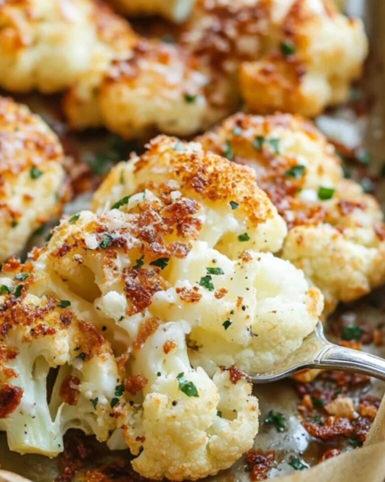 Parmesan Roasted Cauliflower Recipe