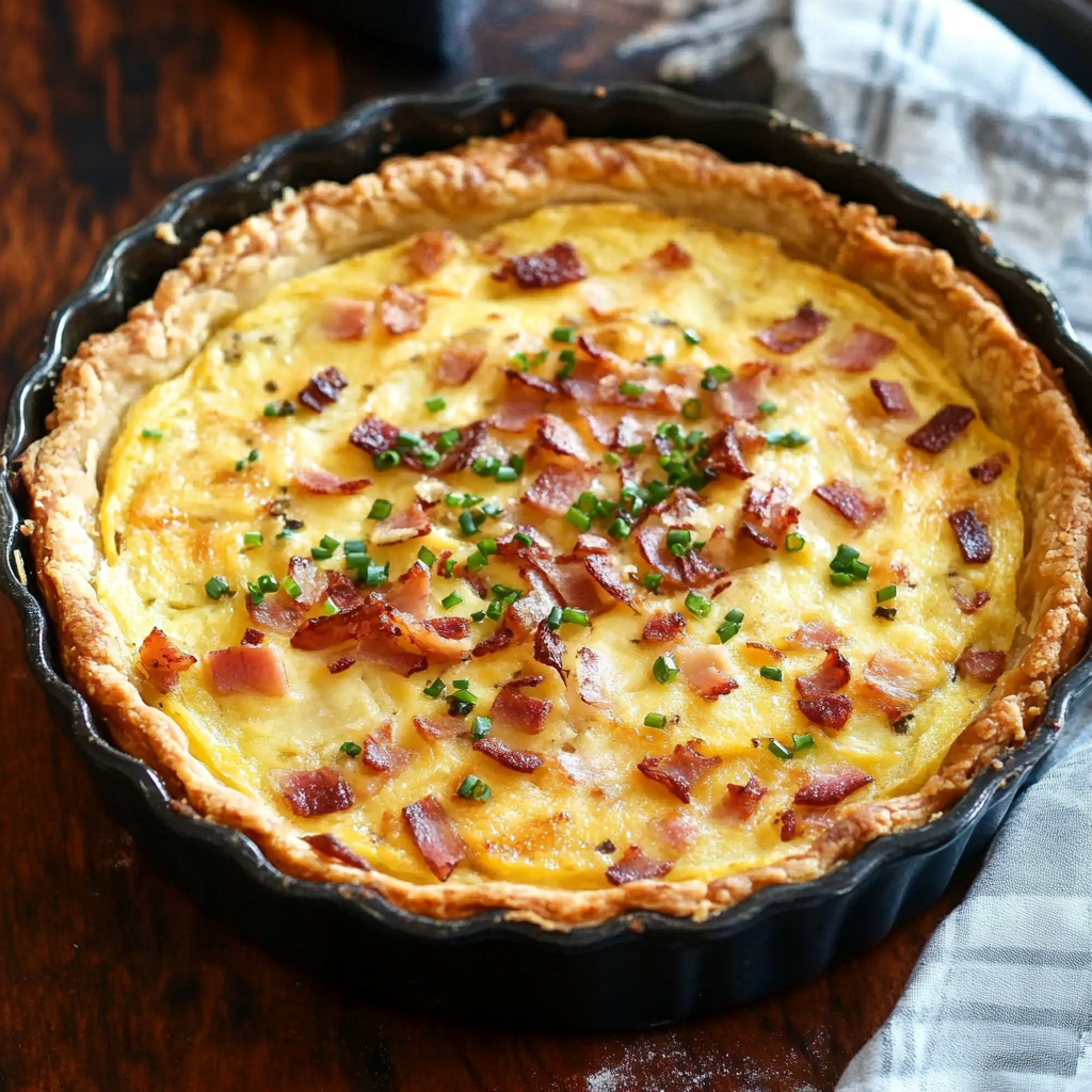 Potato Crust Quiche Recipe