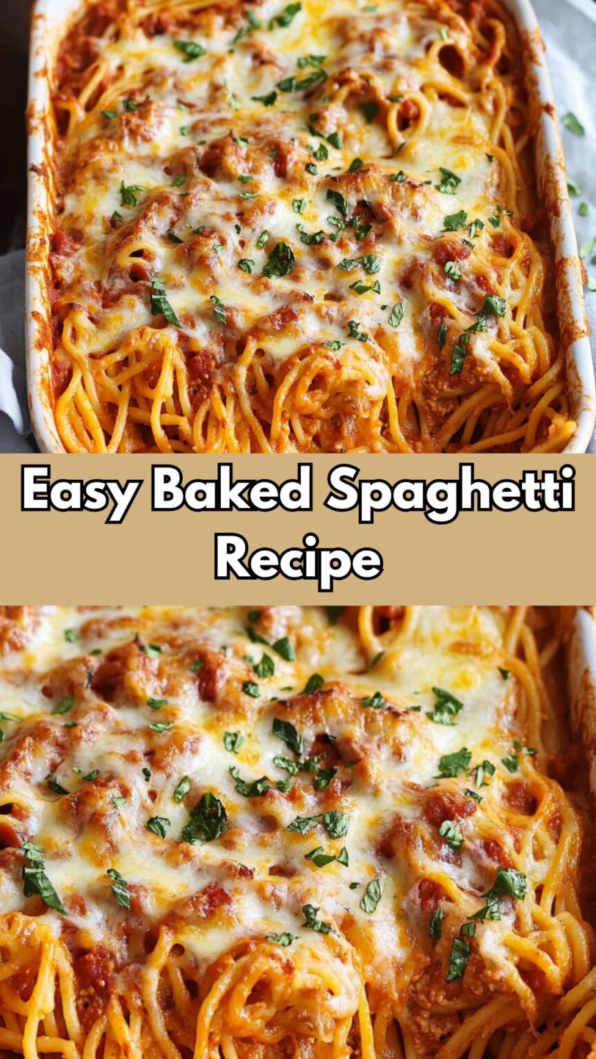 Easy Baked Spaghetti Recipe