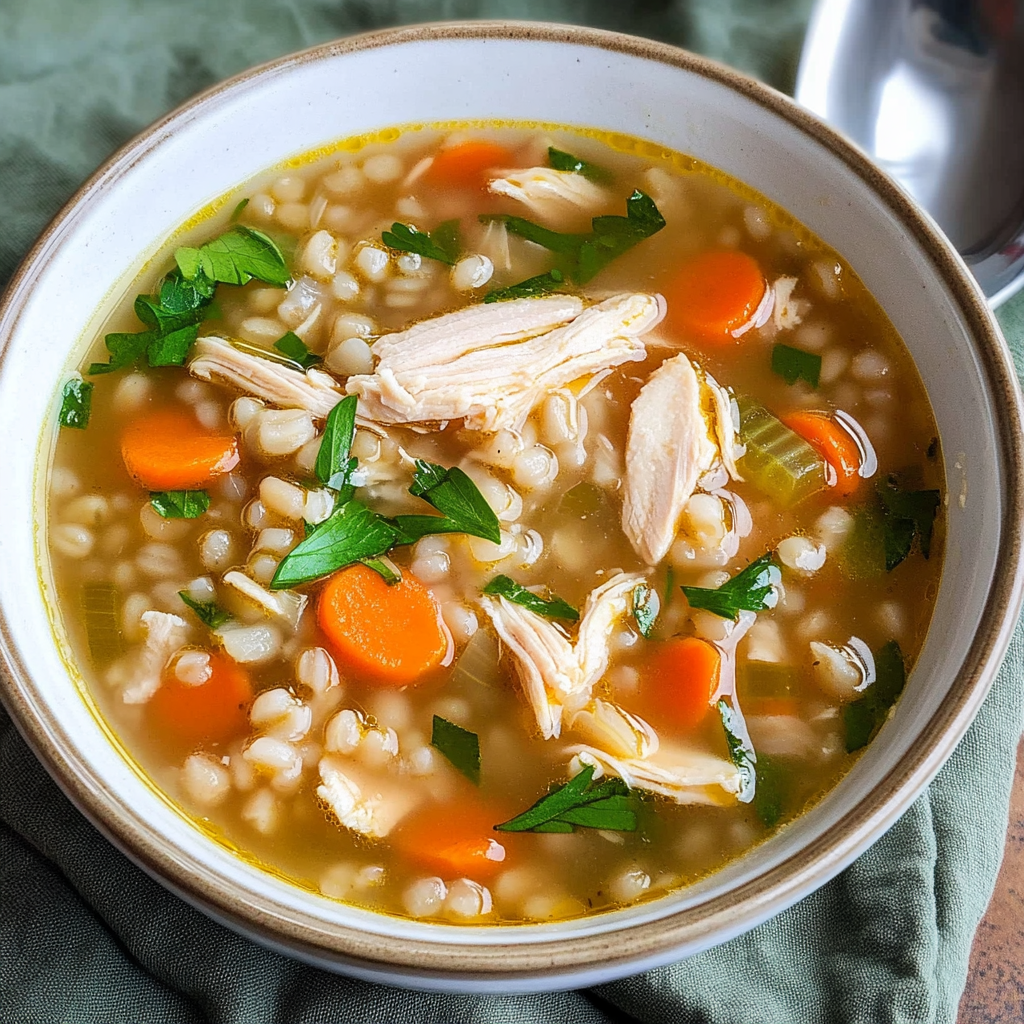 Chicken Barley Soup Recipe
