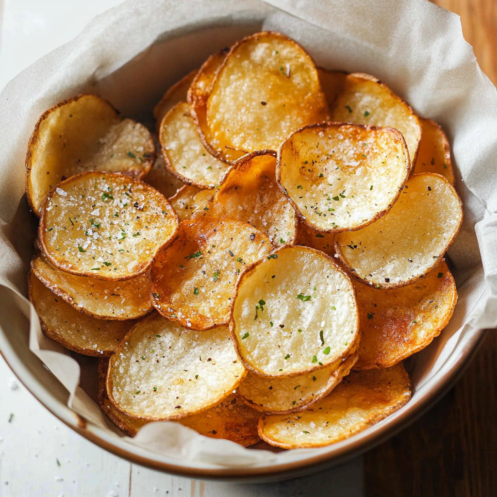 Oven-Baked Potato Chips