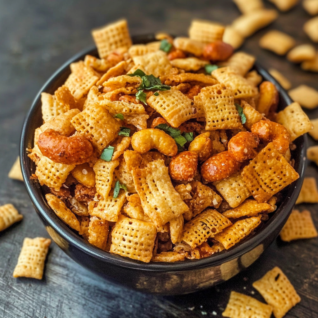 Spicy Chex Mix