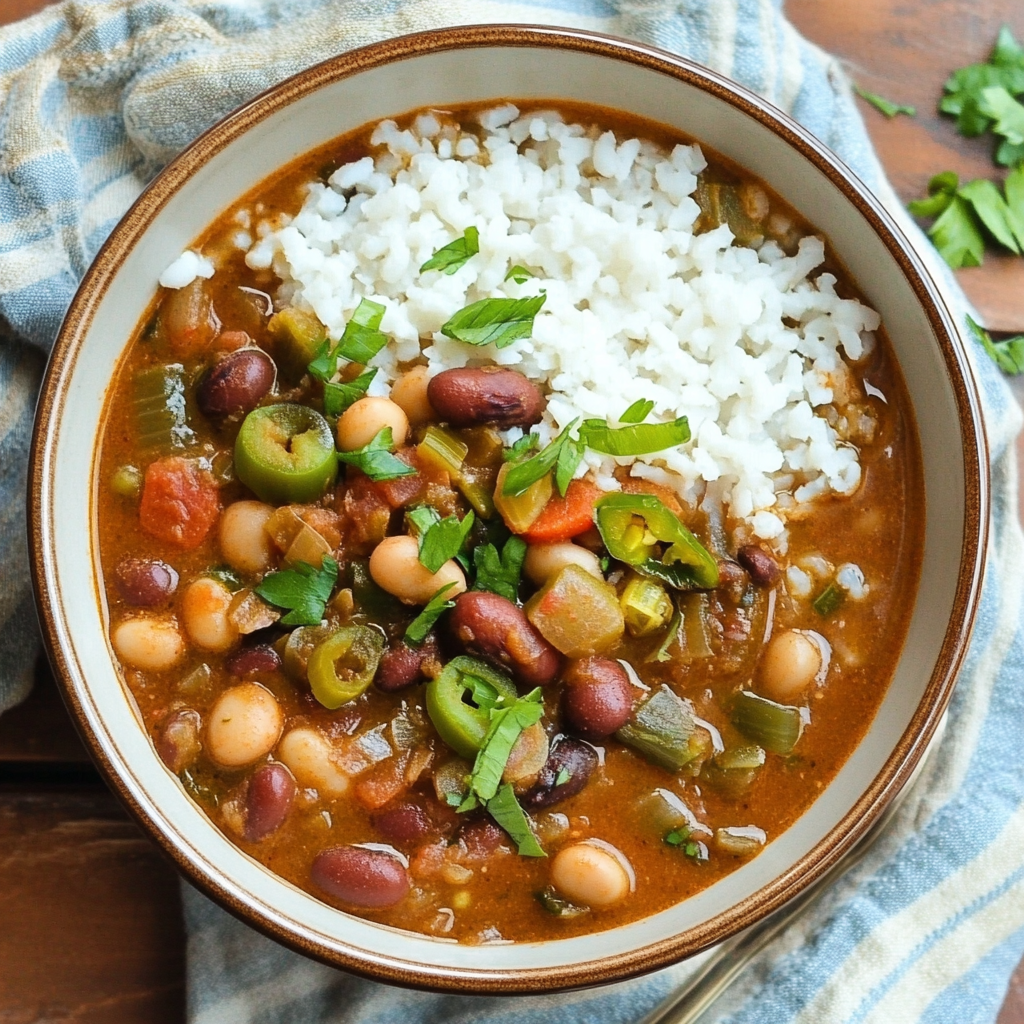 Cajun 15-Bean Vegetarian Gumbo