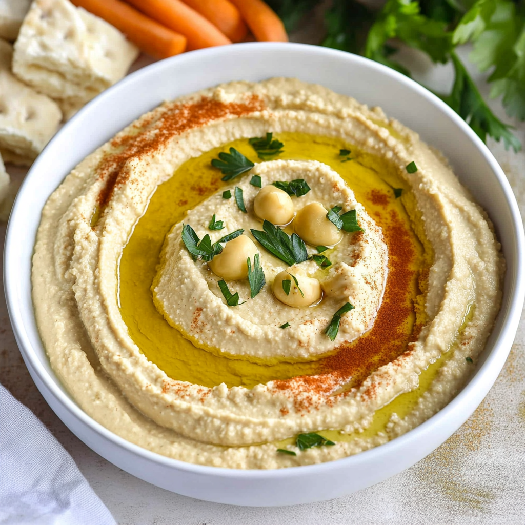 Creamy Homemade Hummus Recipe