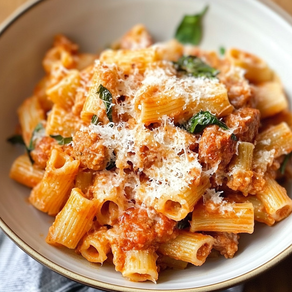 Easy Sausage Rigatoni Recipe