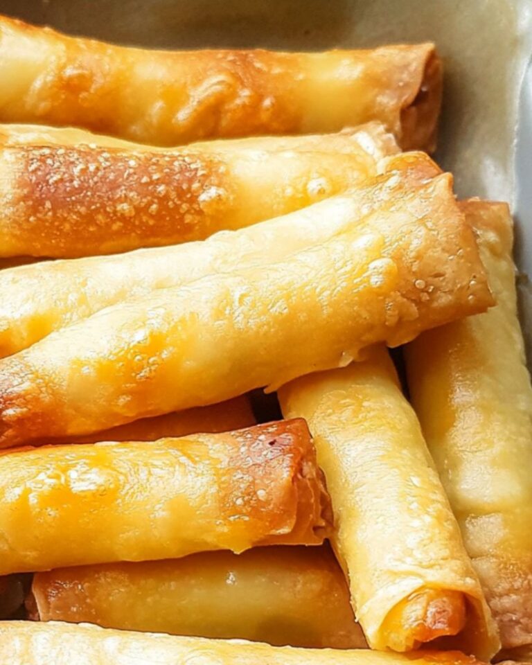 Crispy Cheese Rolls (Rakakat) Recipe