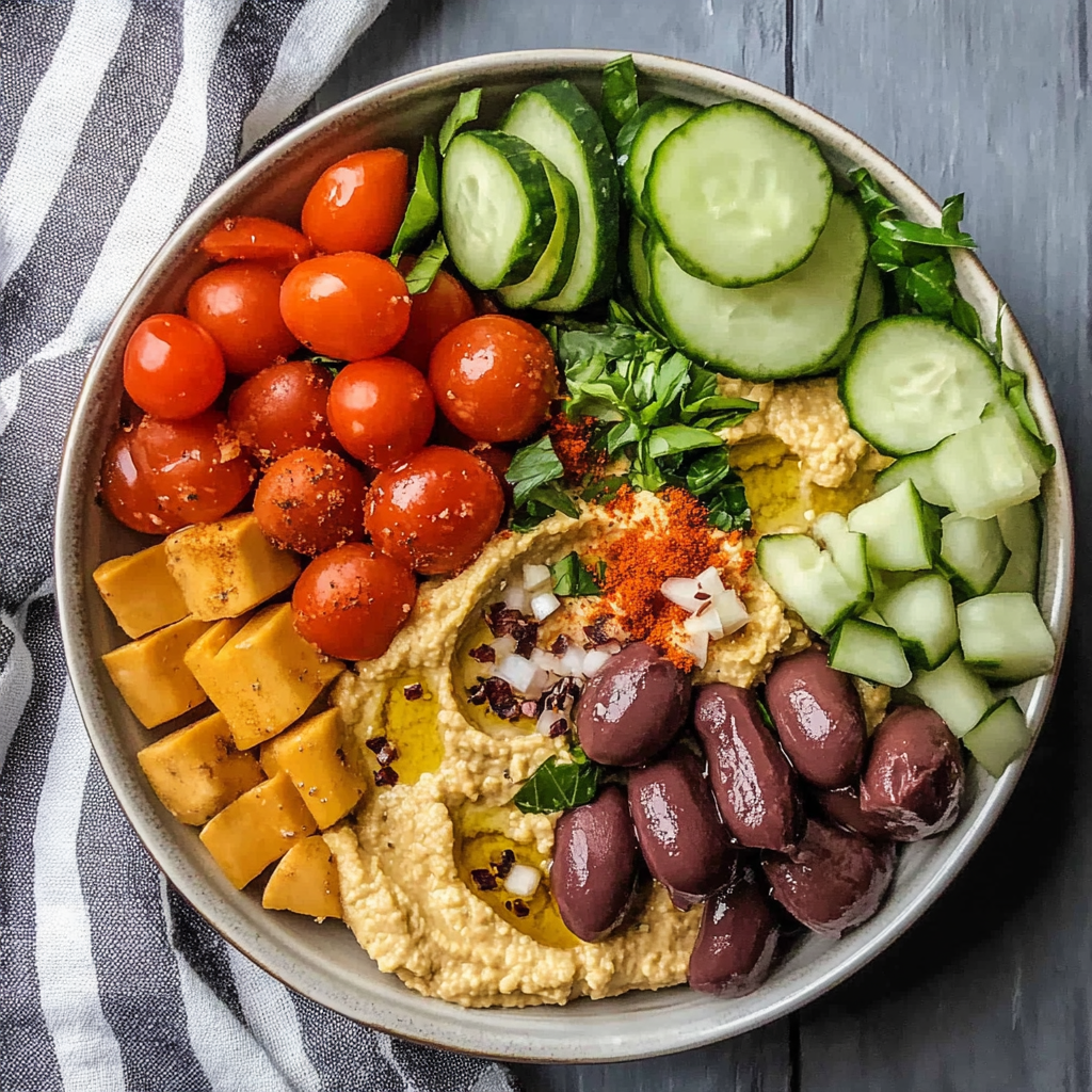 Mediterranean Hummus Bowl Recipe