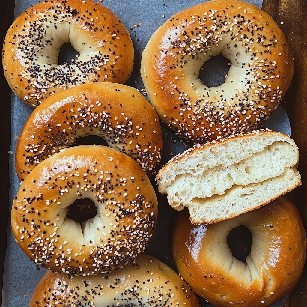 Cottage Cheese Bagels