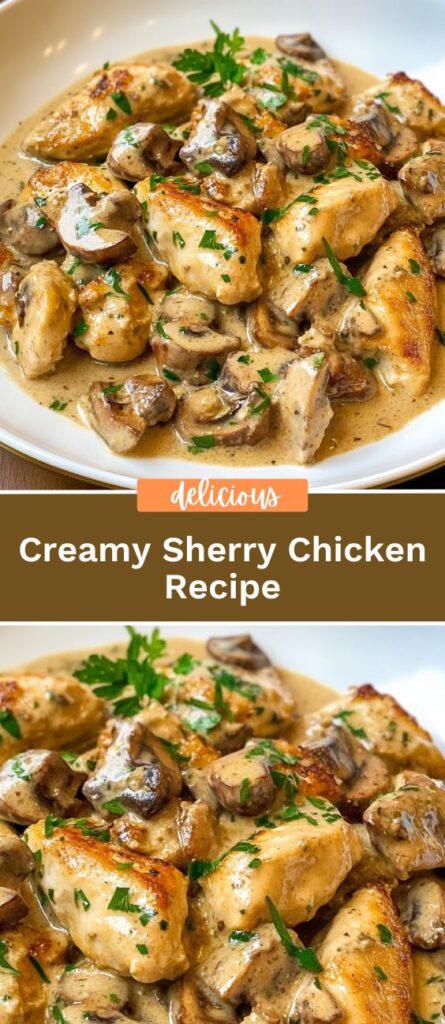 Creamy Sherry Chicken Recipe