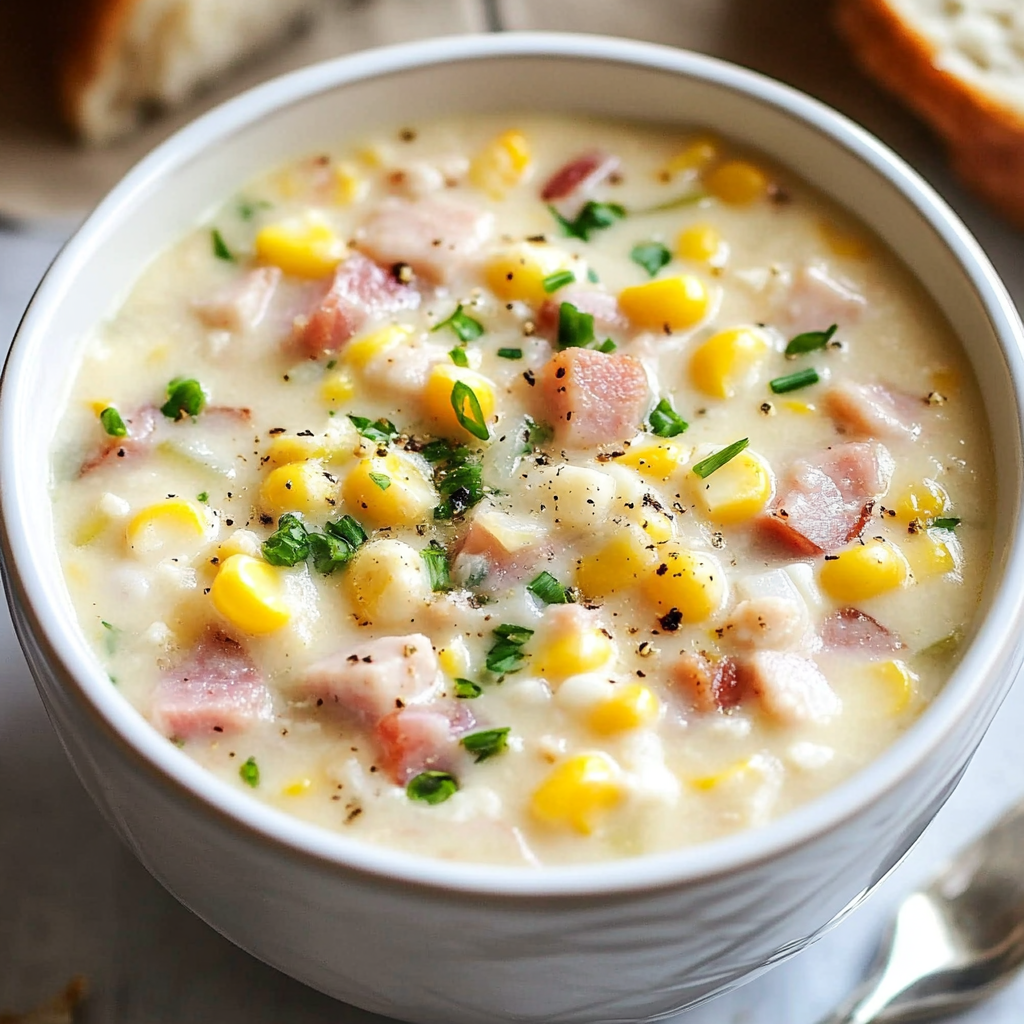Ham and Corn Chowder Recipe