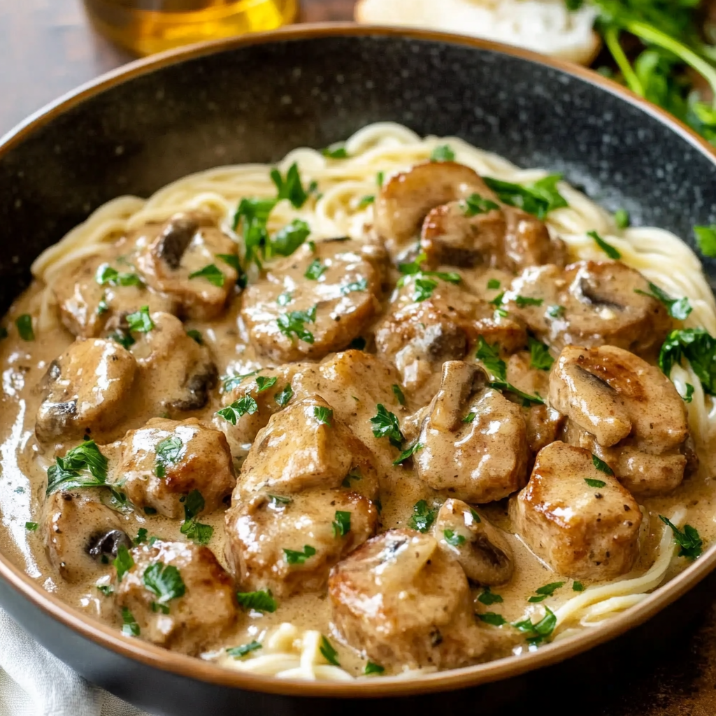 Easy Creamy Pork Marsala