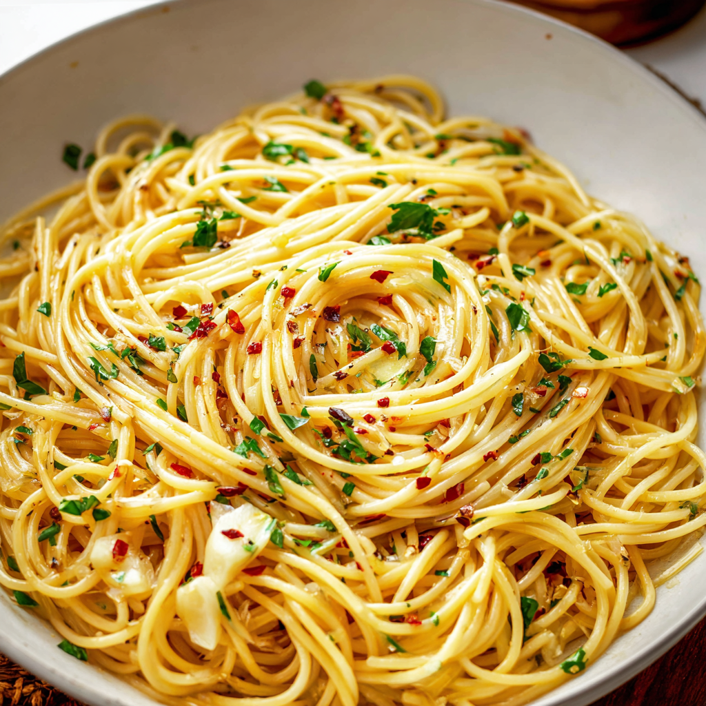 Spaghetti Aglio e Olio Recipe