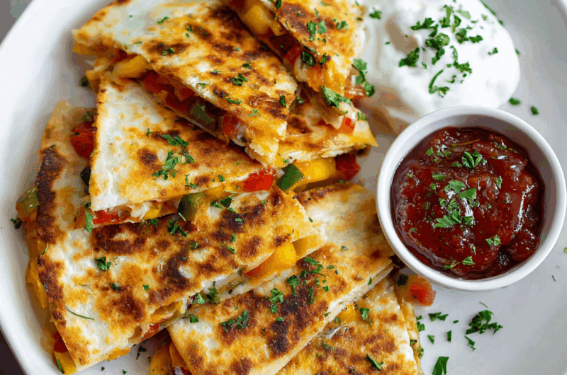 Easy Veggie Quesadillas