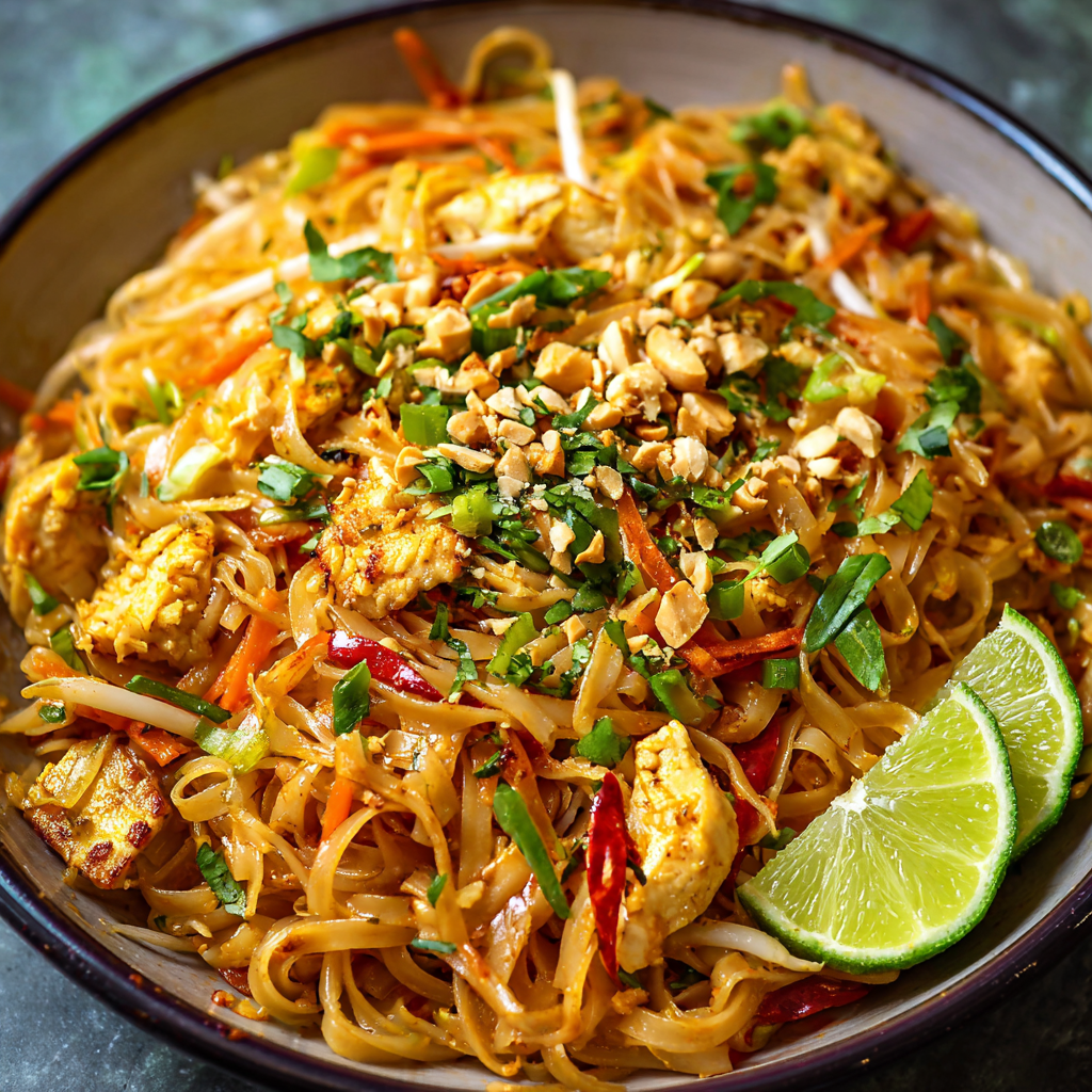 Chicken Pad Thai Recipe (Better Than Takeout!)