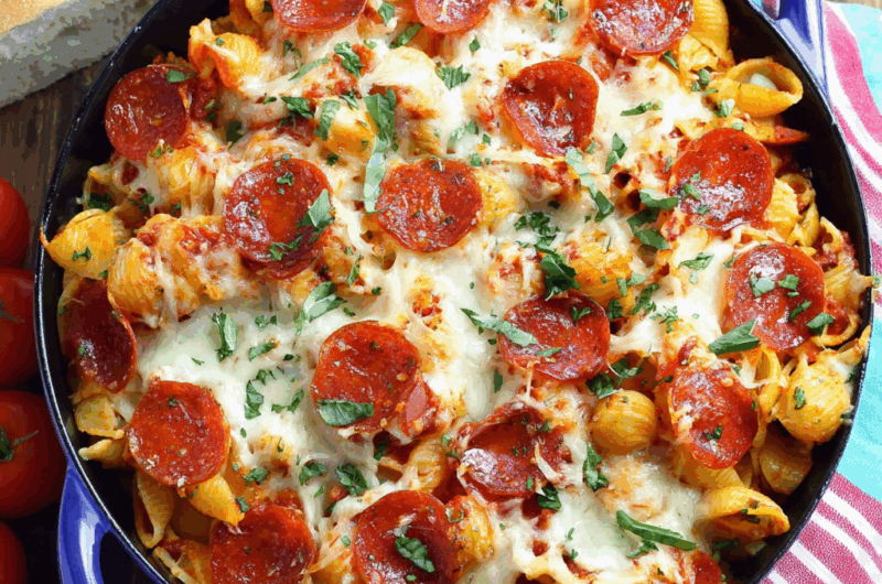 Pepperoni Pasta Bake