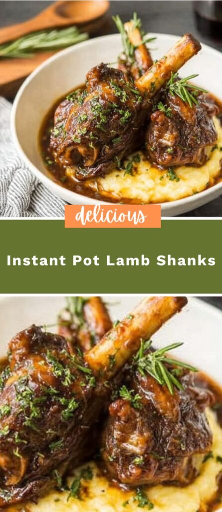 Instant Pot Lamb Shanks