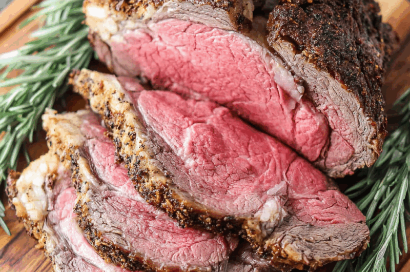 Cross Rib Roast with Red Wine Gravy