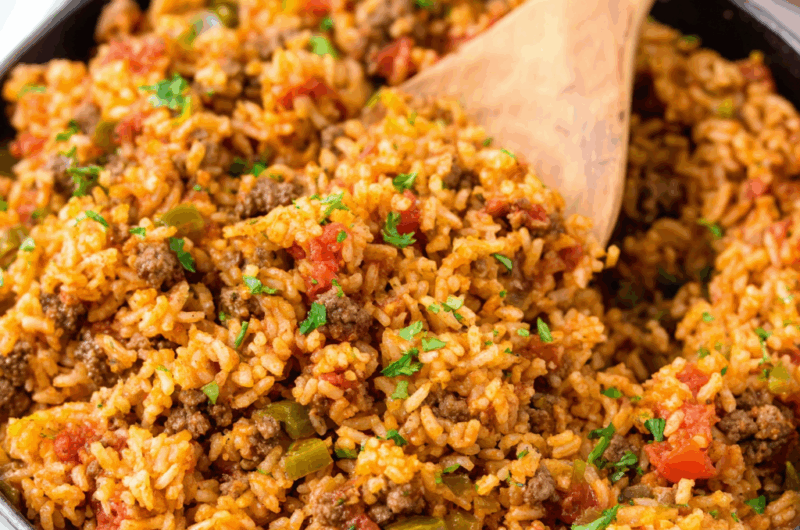 Spanish Rice with Ground Beef