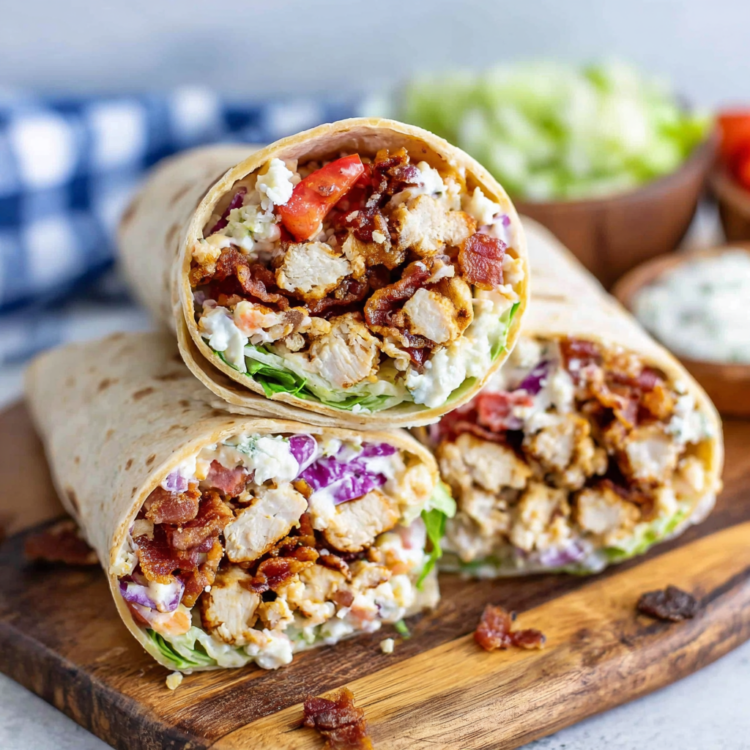 Chicken Bacon Ranch Wraps