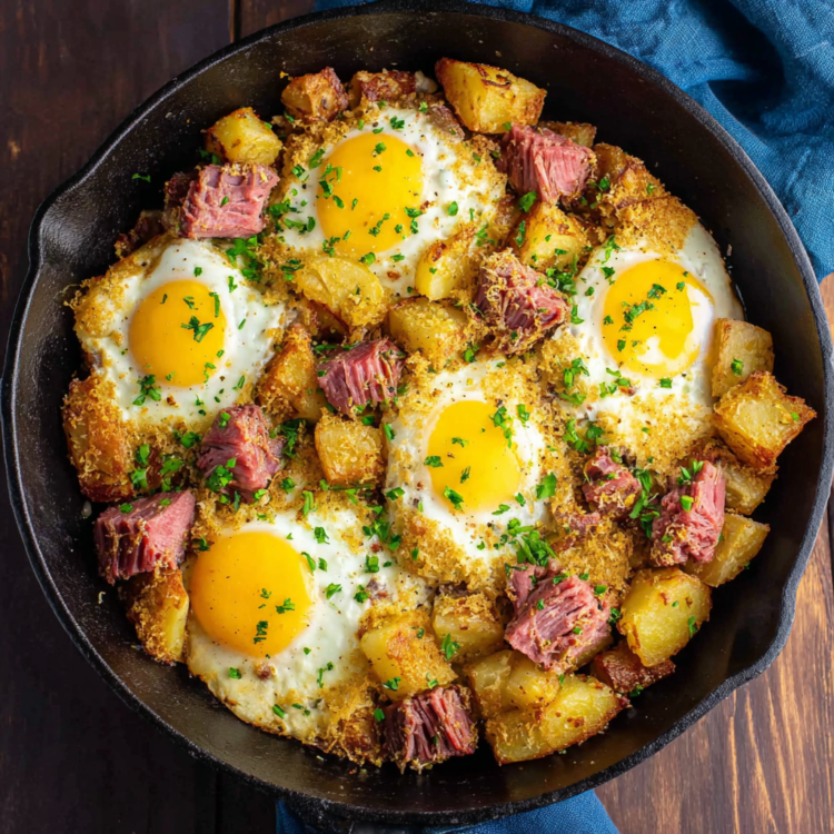 Corned Beef Hash and Eggs