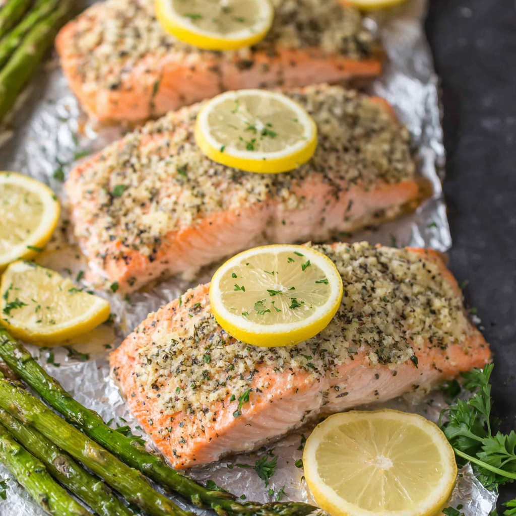 High Heat Baked Salmon