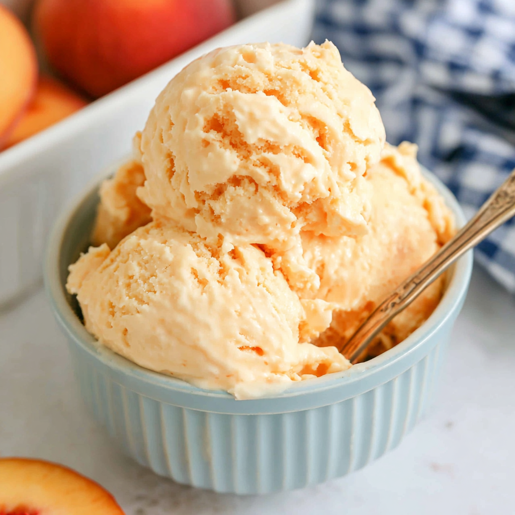 Peach Frozen Yogurt