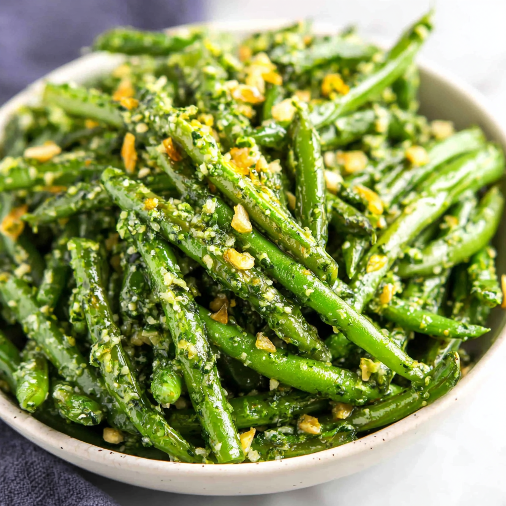 Pesto Green Beans