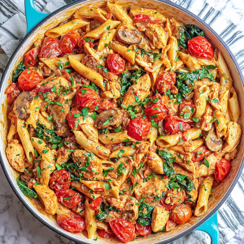 Tuscan Chicken Pasta