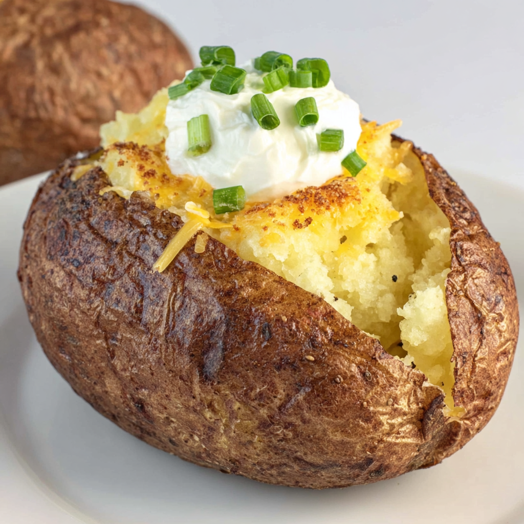 Air Fryer Baked Potato – Crispy on the Outside, Fluffy on the Inside