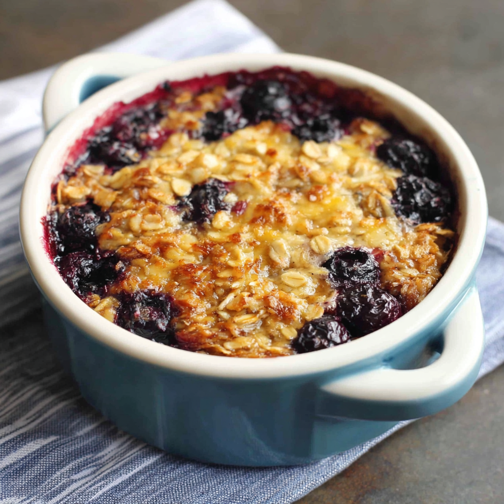 Baked Oatmeal For One