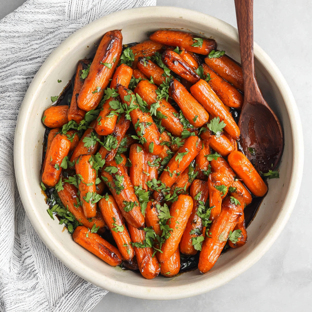 Bourbon Glazed Carrots