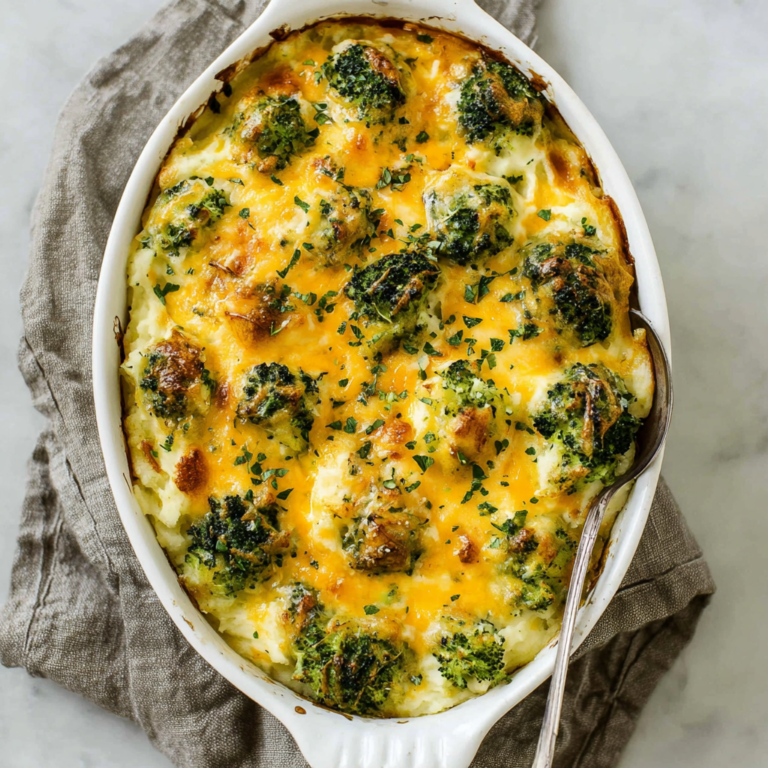 Broccoli Cheese Mashed Potatoes