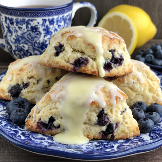 Small Batch Blueberry Scones