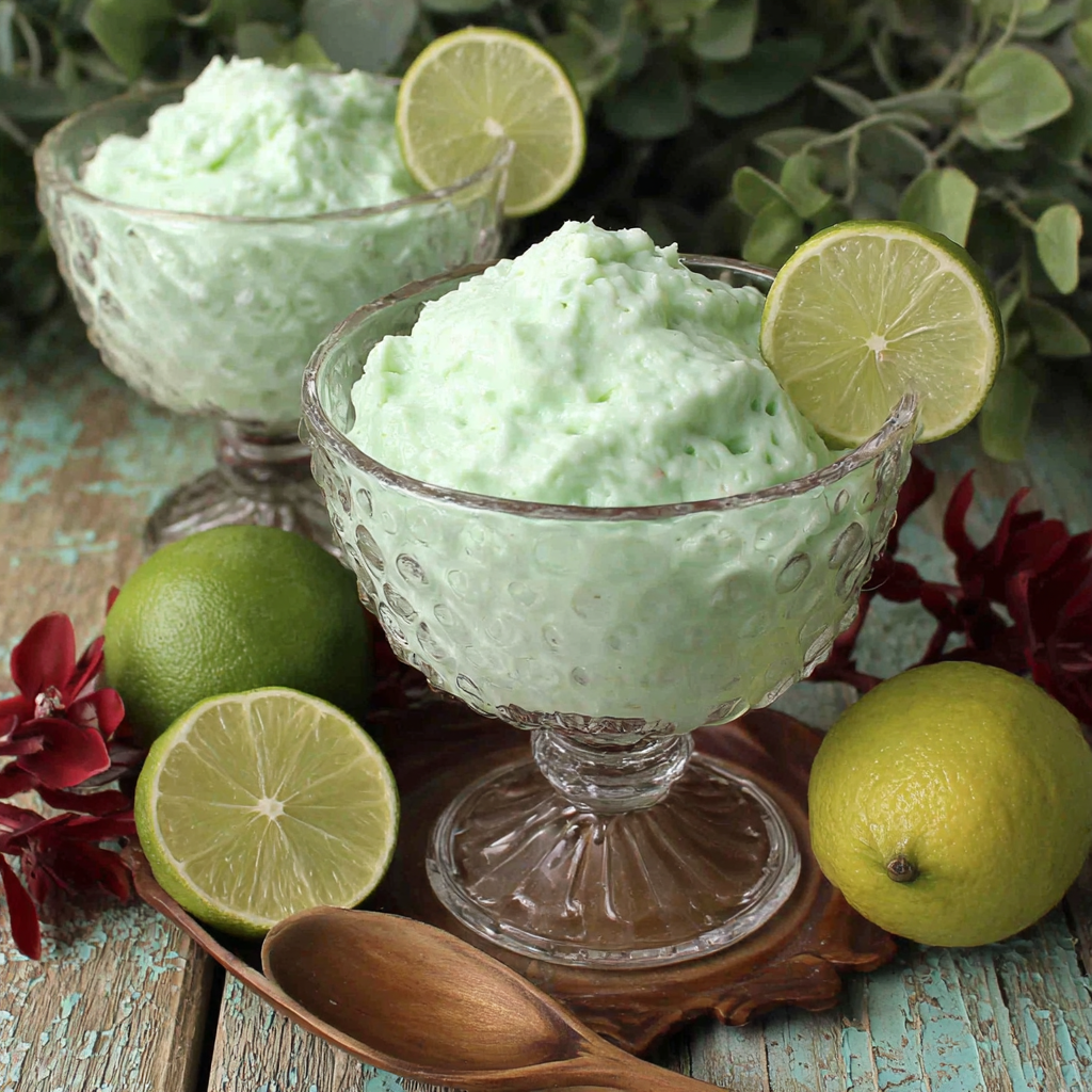 Small Batch Pineapple Lime Jello Salad