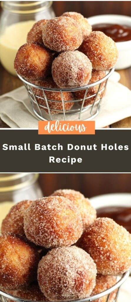 Small Batch Donut Holes Recipe