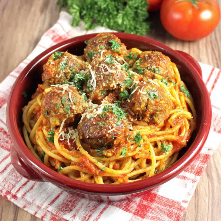 Spaghetti and Meatballs for One
