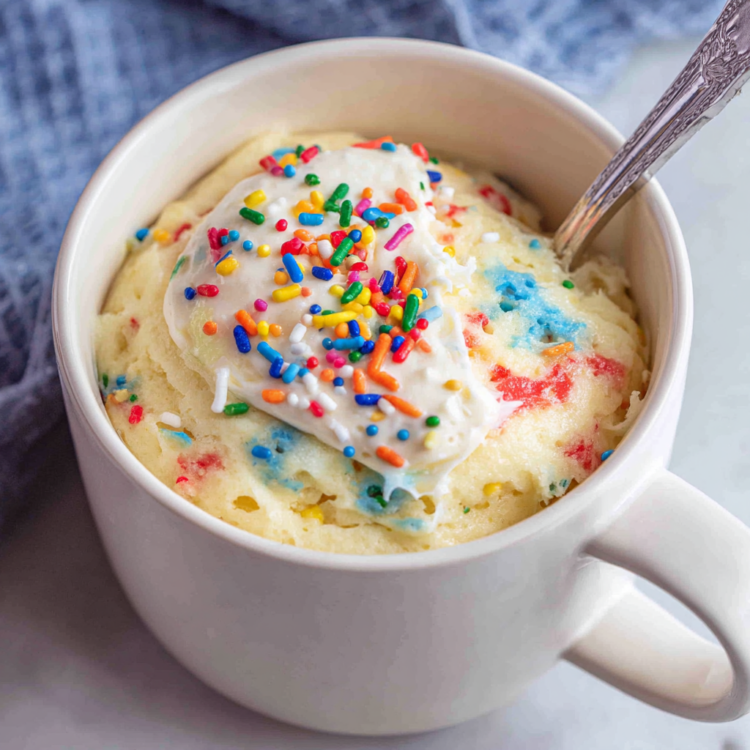3-2-1 Microwave Mug Cake