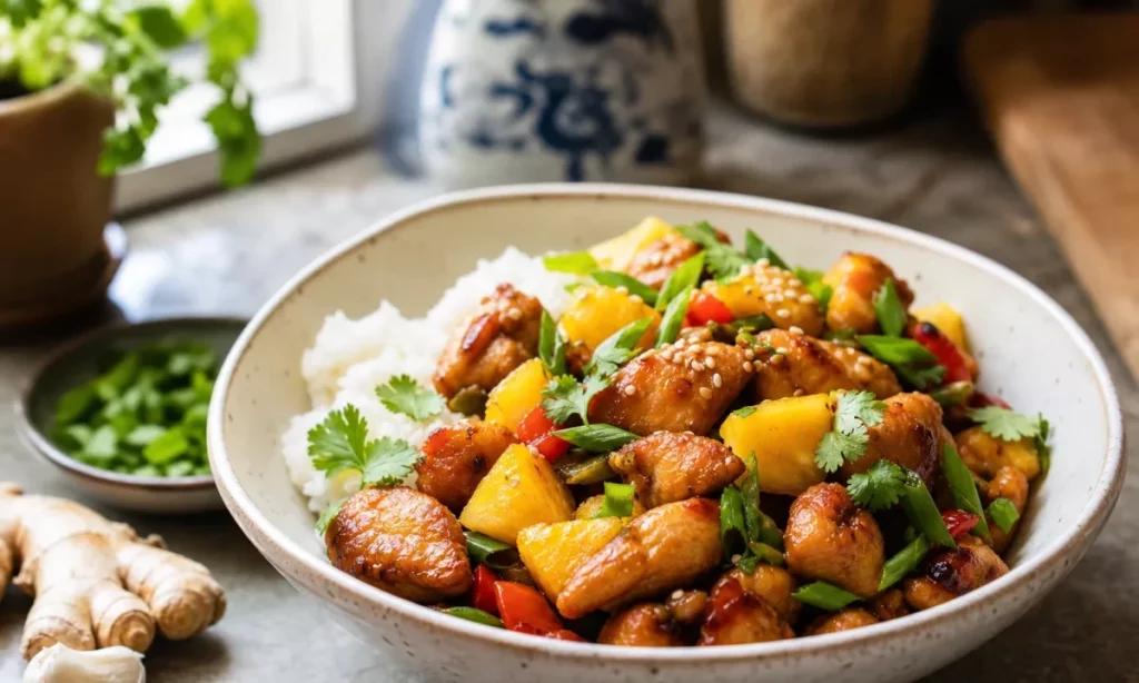 This 20 Ginger Pineapple – 20 Minute Ginger Pineapple Chicken